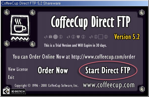 FTP사용+홈페이지제작=Coffeecup Direct FTP V5.2 | 케이벤치 리뷰