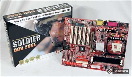 [리뷰] P4X266E, 미디테크 SOLDIER DDR 266E | 케이벤치 리뷰