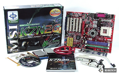 [리뷰] GF4그래픽 코어 내장 nForce2, 슈마 MSI K7N2G | 케이벤치 리뷰