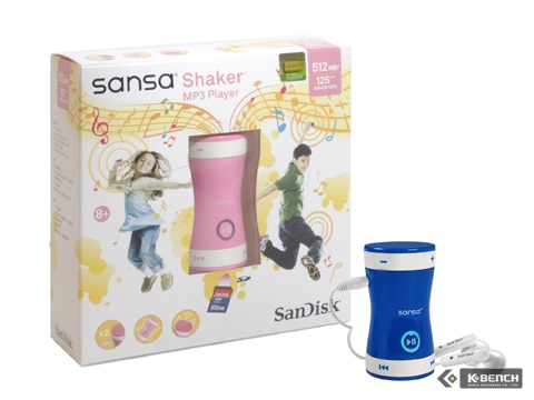 [상품정보] 아이들을 위한 MP3 플레이어, Sansa Shake | 케이벤치 리뷰