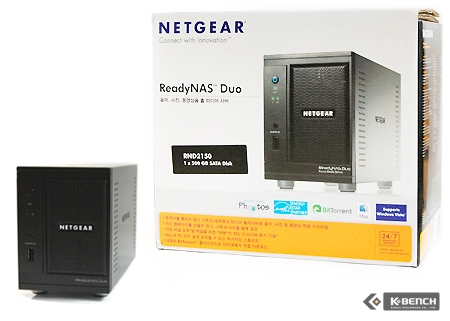 쉽고 다양한 기능의 NAS, 넷기어 ReadyNAS DUO | 케이벤치 리뷰