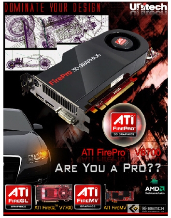 유니텍, 사파이어의 워크스테이션 그래픽 솔루션 ATI FirePro™/GL™/MV™와 고급형 파워서플라이 FirePSU™ 출시 ...
