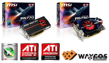 웨이코스, DirectX 11 공식 지원 MSI R5770 / R5750 시리즈 출시 | 케이벤치 뉴스 전체, 보도자료