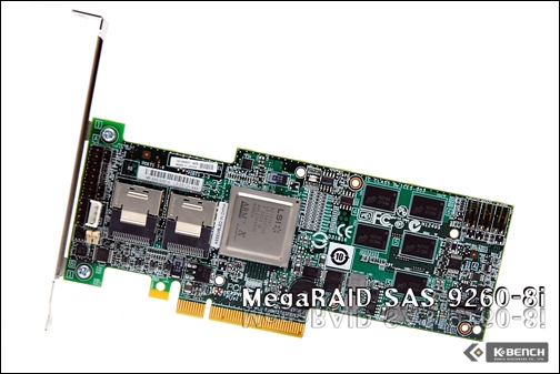 이제 RAID도 6Gbps로, MegaRAID SAS 9260-8i | 케이벤치 리뷰