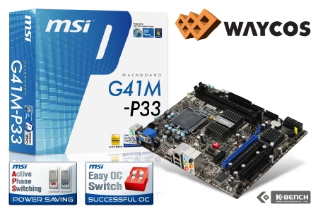 웨이코스, 멀티미디어 PC 위한 MSI G41M-P33 / G41M4-L 출시 | 케이벤치 뉴스 전체, 보도자료