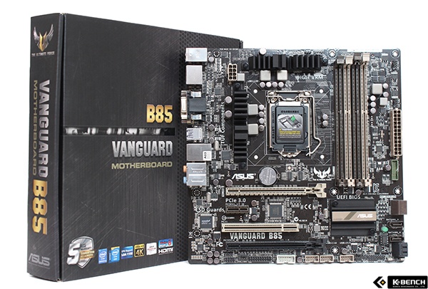 오늘도 당신의 PC는 안전합니다, 'ASUS TUF VANGUARD B85' 메인보드 | 케이벤치 리뷰