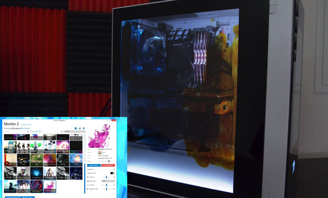 PC 케이스 튜닝의 끝판왕, 투명 사이드 LCD 장착한 'iBuypower SnowBlind' | 케이벤치 주요뉴스
