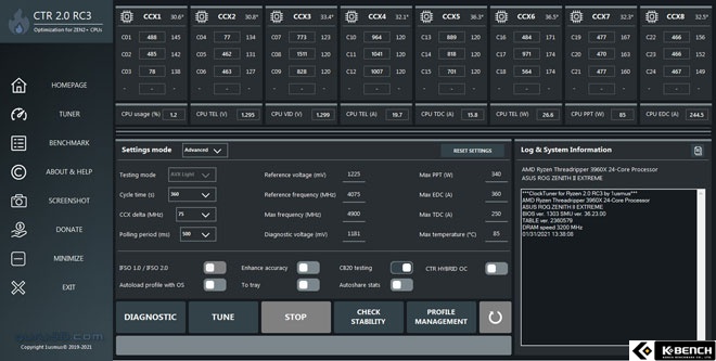 AMD 자동 오버클럭 툴 CTR 2.0 공개, CPU 미세 조정 기능 적용 | 케이벤치 주요뉴스