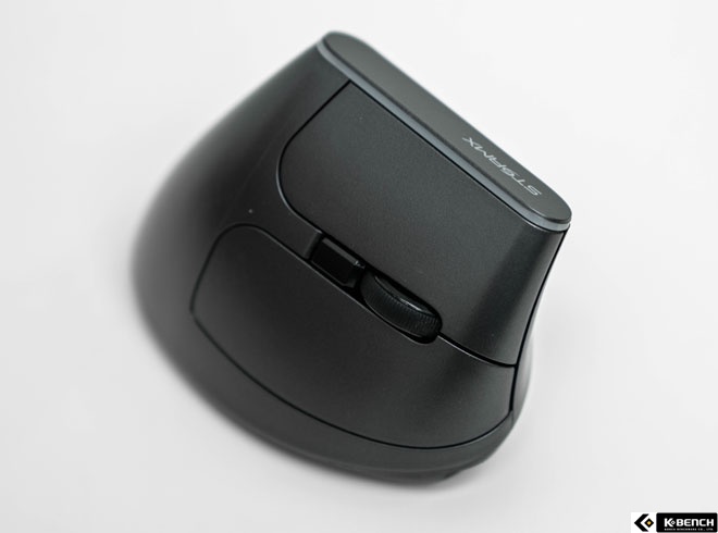 마우스 사용 터미널 증후군을 예방하자, 제닉스 STORMX VM2 BT 무선 블루투스 버티컬 마우스 | 케이벤치 리뷰