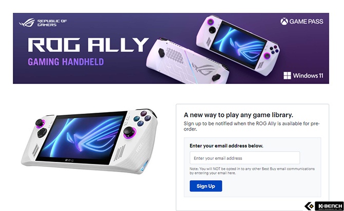 만우절 장난 아니다! ASUS, 스팀덱 대항마 ROG Ally 출시 예정 | 케이벤치 주요뉴스