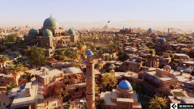 유비소프트, 어쌔신크리드 미라지의 맵 크기는 레벨레이션or유니티와 비슷 | 케이벤치 주요뉴스