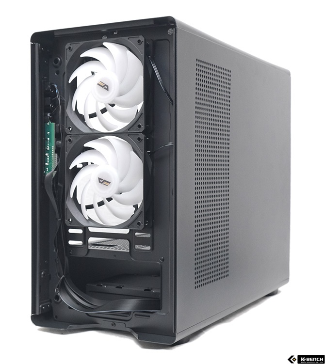 넉넉한 공간과 호불호 없는 디자인, darkFlash DB460M MESH RGB | 케이벤치 리뷰