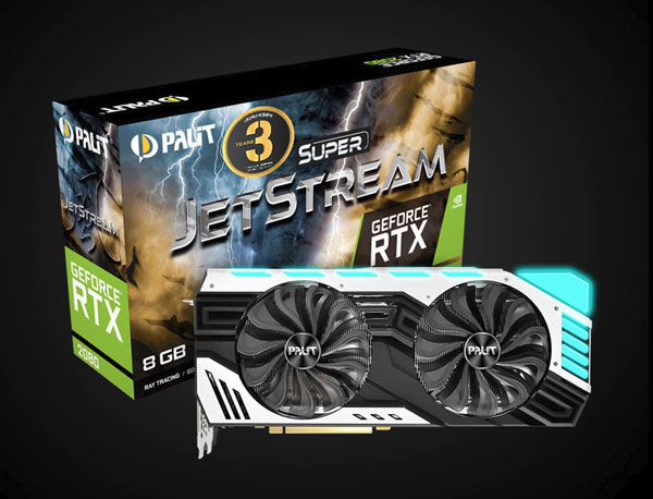 STCOM, 'PALIT 지포스 RTX 2080 SUPER JETSTREAM' 출시 | 케이벤치 신제품뉴스, 보도자료