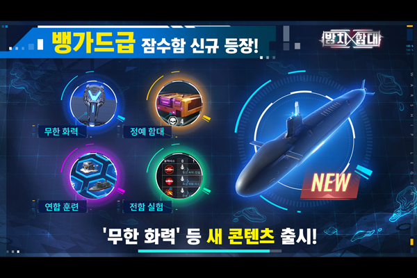 전략 해전 RPG 방치함대, 뱅가드(Vanguard Class)급 잠수함 출시 | 케이벤치 보도자료