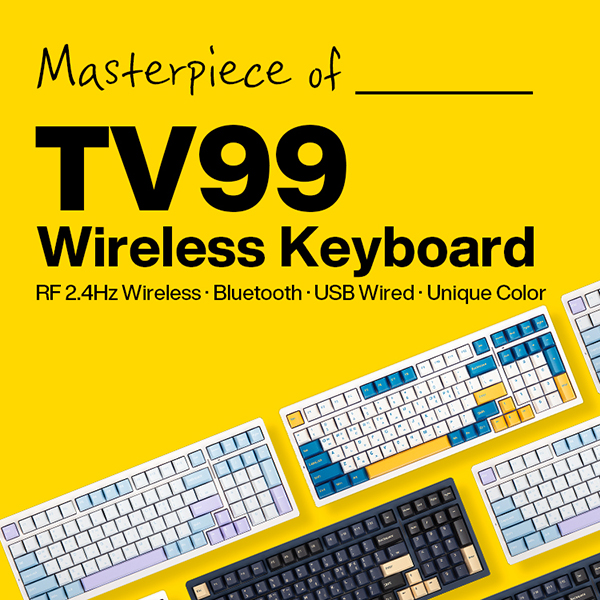 씽크웨이, 최적의 공간 효율성 고려한 99키배열 키보드 TV99 론칭 | 케이벤치 신제품뉴스, 보도자료