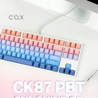 콕스, 그라데이션 컬러 기계식 키보드 ‘CK87 PBT SUNSHINE GD’ 출시 | 케이벤치 신제품뉴스, 보도자료