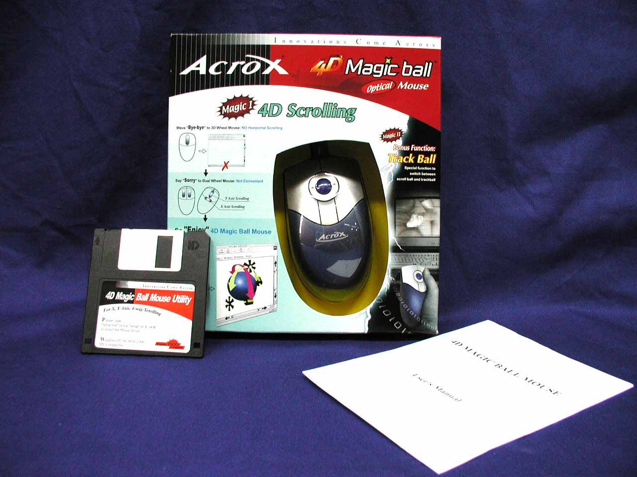 [상품정보] 다양한 휠기능, Acrox 매직볼 광마우스 | 케이벤치 리뷰