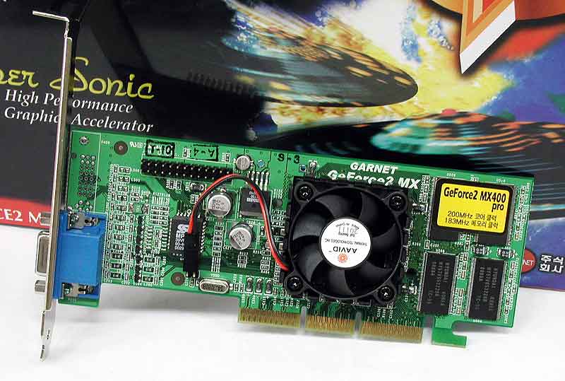 [상품정보] 자네트, GeForce2 MX400 Pro | 케이벤치 리뷰