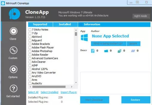 CloneApp v2.02.182 (윈도우 디렉토리/레지스트리 백업) | 케이벤치 다운로드