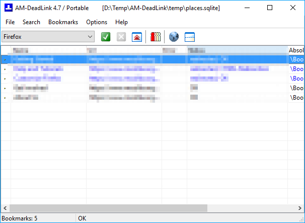 AM-DeadLink v4.8 (즐겨찾기 죽은링크 삭제) | 케이벤치 다운로드