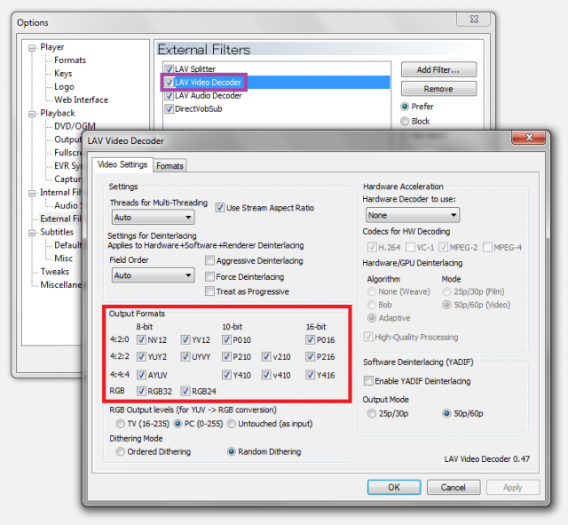 LAV Filters v0.74.1 64비트 (FFmpeg 기반 오픈소스 디코딩 필터) | 케이벤치 다운로드