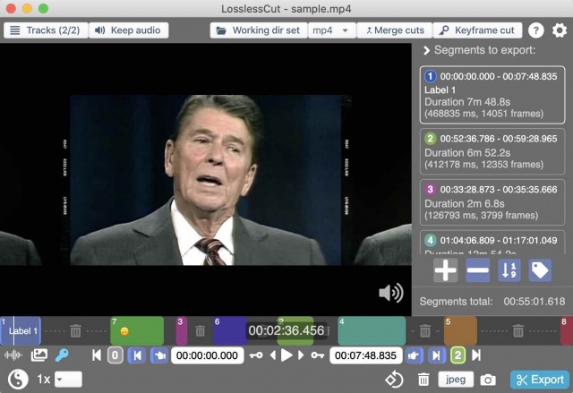 LosslessCut v3.51.1 (인코딩없이 빠르게 동영상 자르기) | 케이벤치 다운로드
